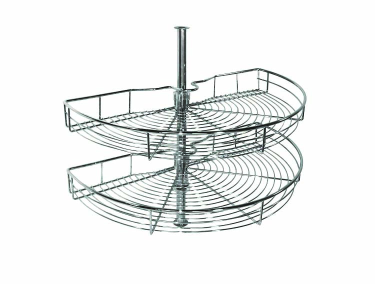 Ferrure d'angle carrousel 1/2 rond ABAKOU | La Maison de l'Agenceur